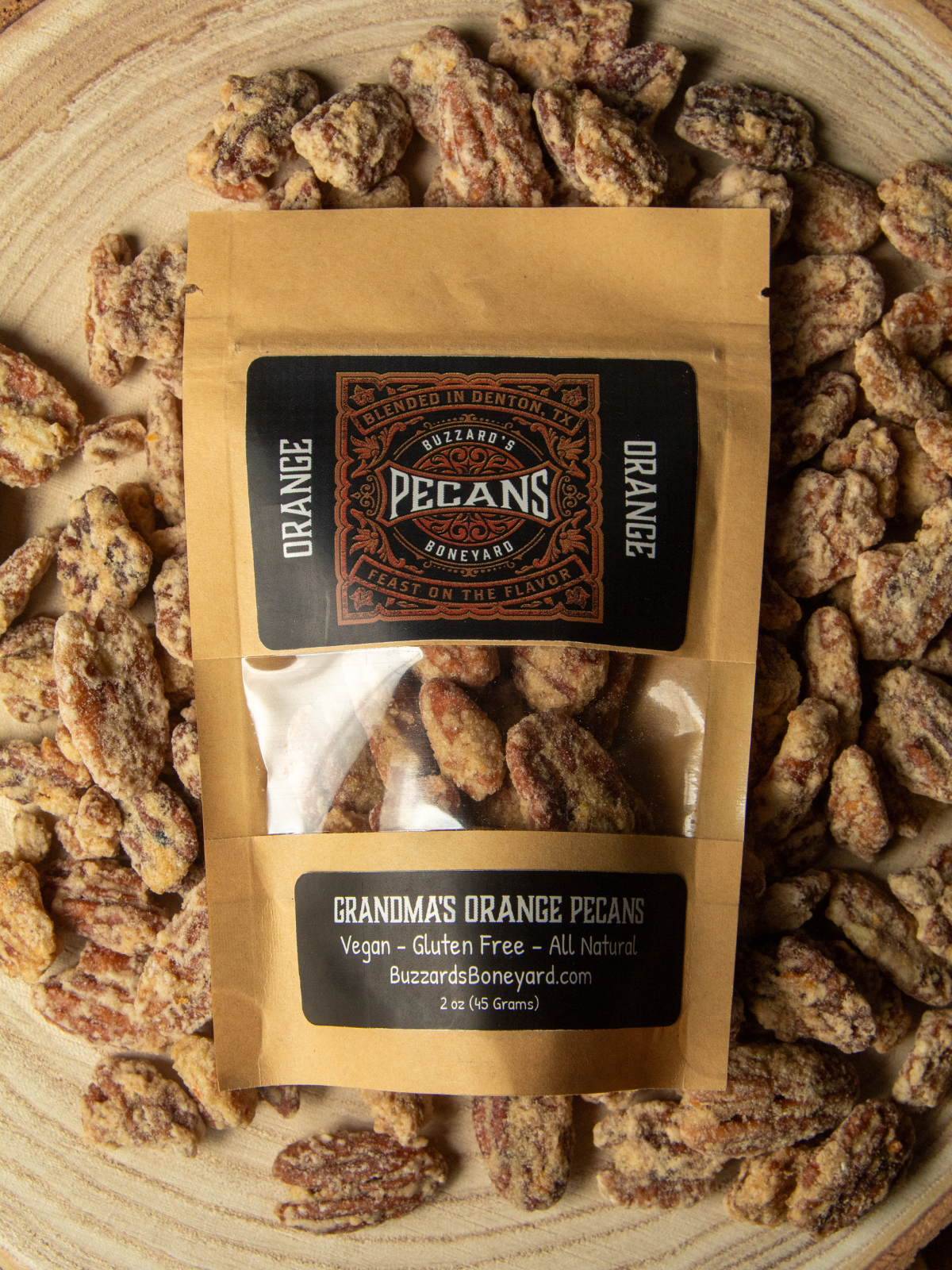 Grandma's Orange Pecans – Gourmet Handcrafted Pecans with Fresh Orange ...